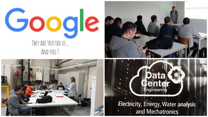 Thermic training of Google's employee - DATA CENTER TRAINING - HELHa